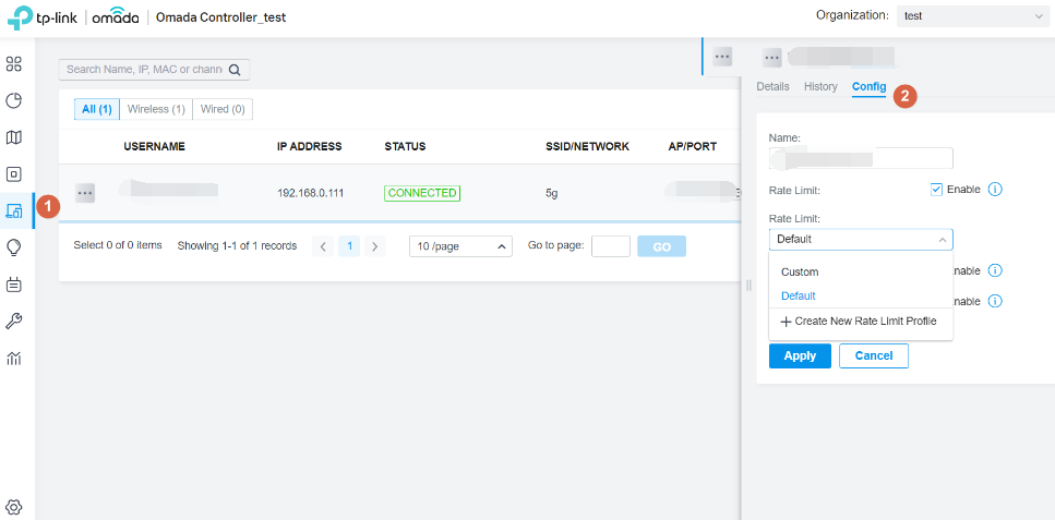 Cómo configurar SSID y límite de tasa de cliente en el controlador ...